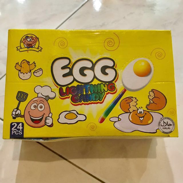 NEW Candy! Egg Lightning Candy!, Food & Drinks, Packaged & Instant Food ...