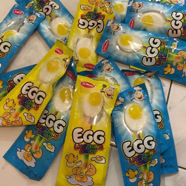NEW Candy! Egg Lightning Candy!, Food & Drinks, Packaged & Instant Food ...