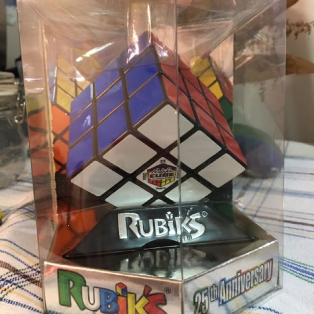 Original Rubik's Cube 25th Anniversary, Hobbies & Toys, Toys & Games on Carousell