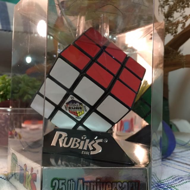 Original Rubik's Cube 25th Anniversary, Hobbies & Toys, Toys & Games on Carousell