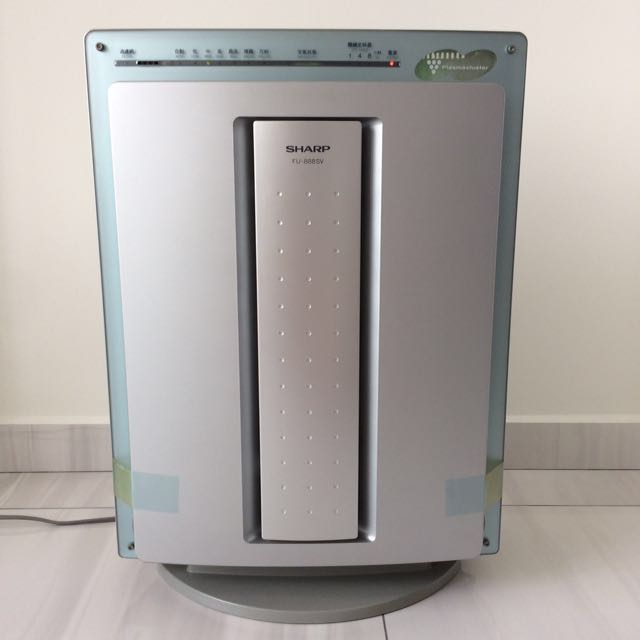 Sharp Ion Plasmacluster Air Purifier FU-888SV, TV & Home Appliances ...