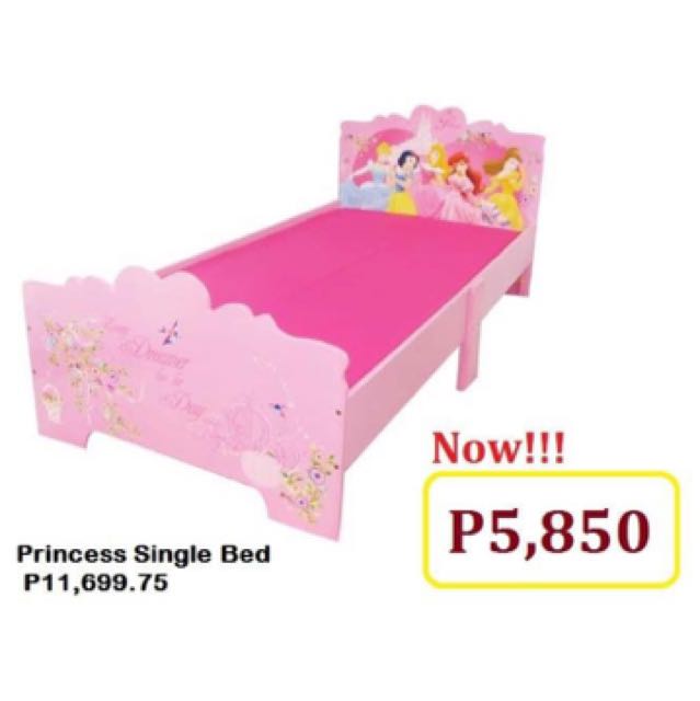 Disney Princess Single Bed, Babies & Kids, Baby Nursery & Kids ...