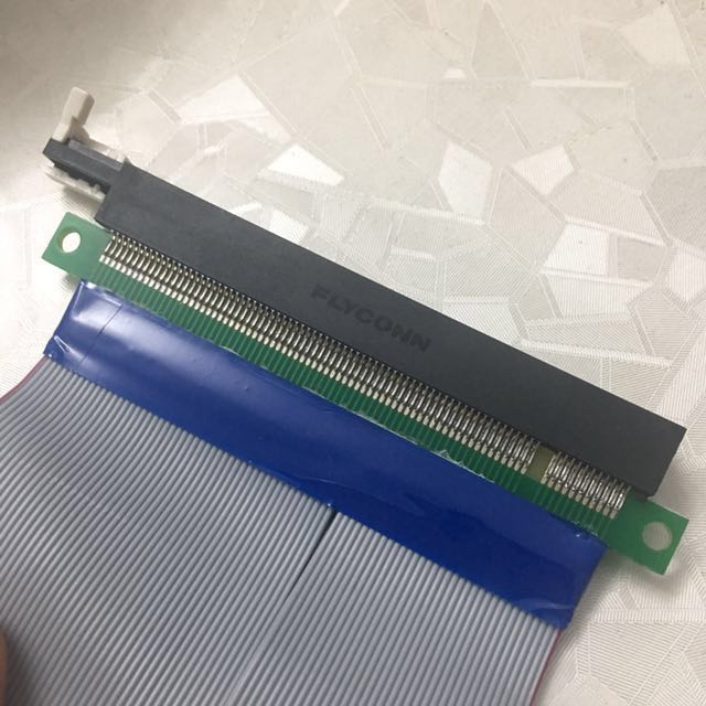 Display Card Extension Cable PCI-E PCI Express 16X Riser Card Extender ...