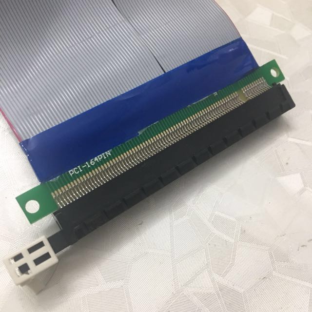 Display Card Extension Cable PCI-E PCI Express 16X Riser Card Extender ...