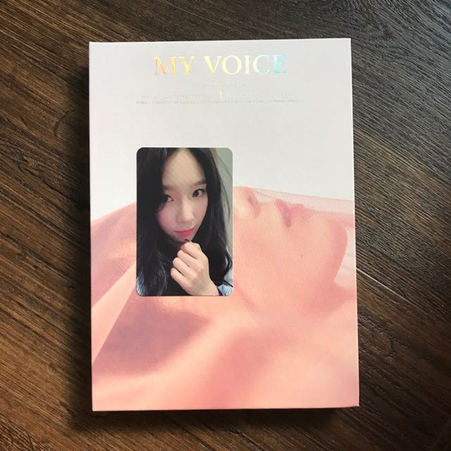 [INSTOCK] Taeyeon 1st Album 'My Voice' Deluxe Edition (Blossom Version), Hobbies & Toys ...