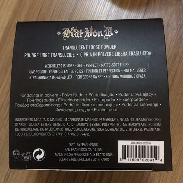Kvd lock it Setting powder, Health & Beauty, Makeup on Carousell