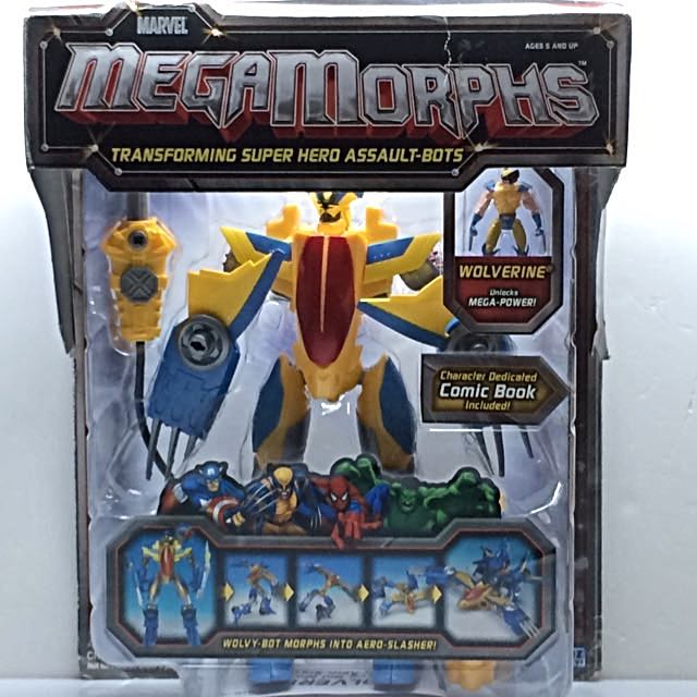 Marvel Megamorphs Transforming Super Hero Assault-Bots, Hobbies & Toys ...