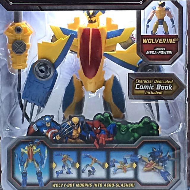 Marvel Megamorphs Transforming Super Hero Assault-Bots, Hobbies & Toys ...