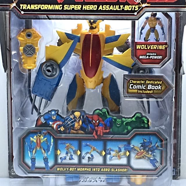 Marvel Megamorphs Transforming Super Hero Assault-Bots, Hobbies & Toys ...