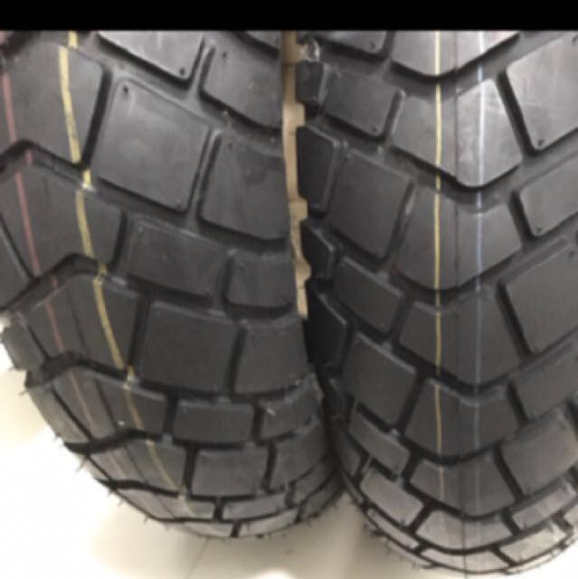 Mitas MC-19 Tyres For Vespa Gts 300, Motorcycles, Motorcycle Apparel on Carousell