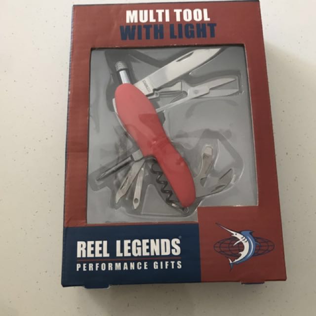 Multi-Tool With light / Swiss Army Knife, Sports Equipment, Hiking ...