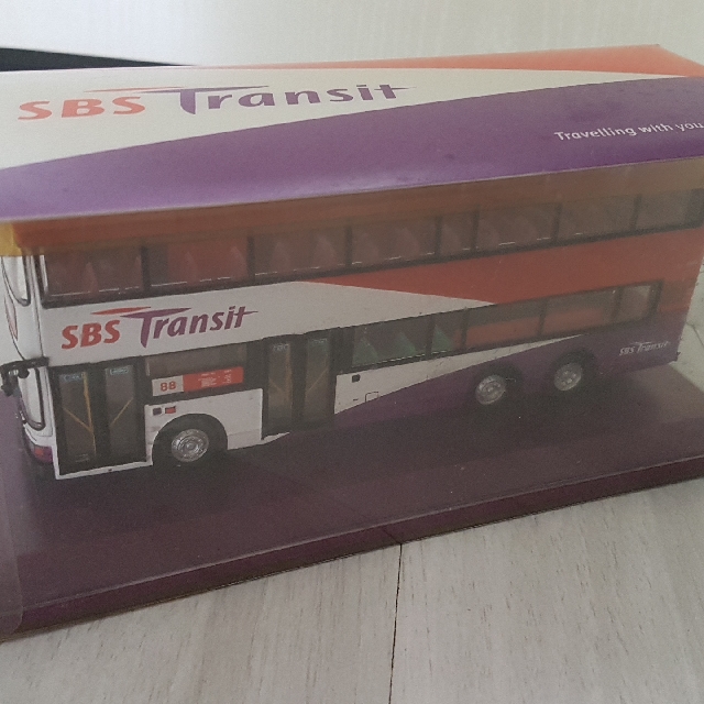 SBS Transit Die-Cast Double Decker Bus Model (2001 Issue), Hobbies ...