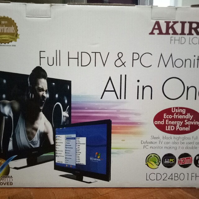 24" Full HD LCD TV / PC MONITOR, Computers & Tech, Parts & Accessories ...
