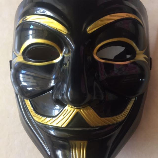 Anonymous Mask Black Colour, Babies & Kids, Baby Nursery & Kids ...