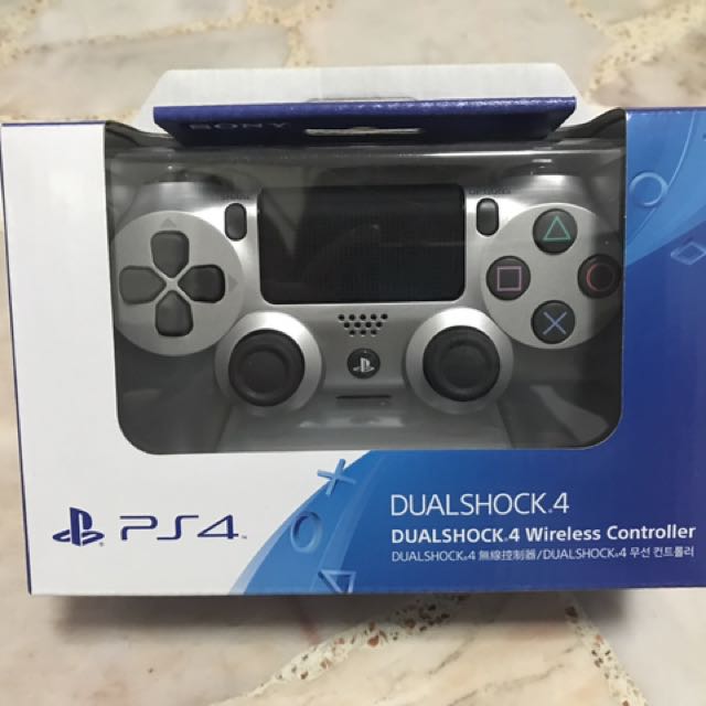 Brand New PS4 Dualshock Controller(Silver), Video Gaming, Gaming ...