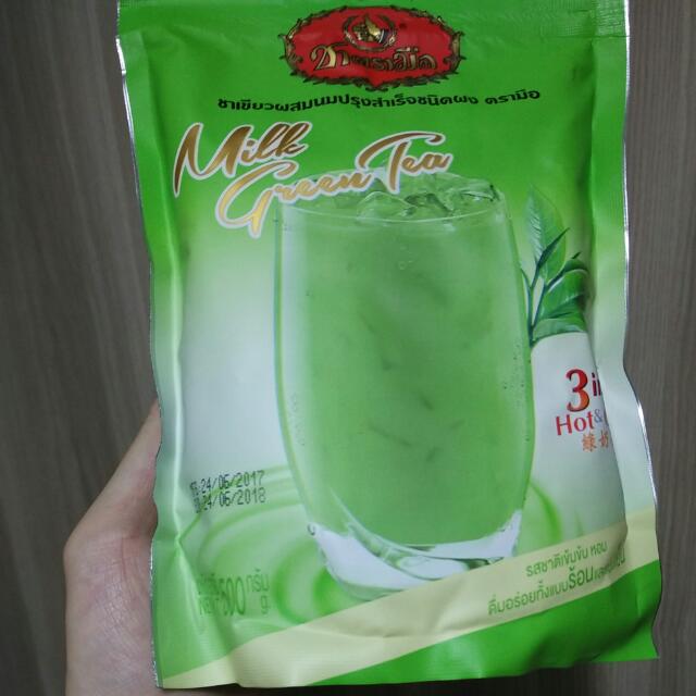 INSTANT THAI GREEN MILK TEA ~ FROM THAILAND! CHA TRA MUE ~ 500g Pack ...