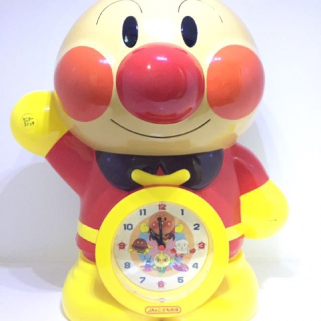 RARE Anpanman Clock with Coin Bank, Babies & Kids, Infant Playtime on ...