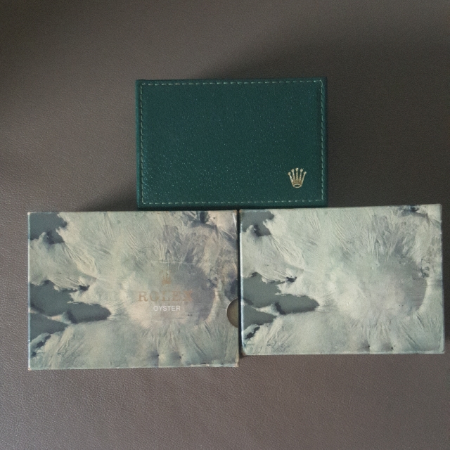 Rolex Oyster Wooden Box & Cardboard Outer Packaging, Hobbies & Toys ...