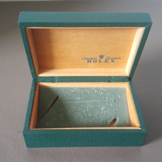 Rolex Oyster Wooden Box & Cardboard Outer Packaging, Hobbies & Toys ...