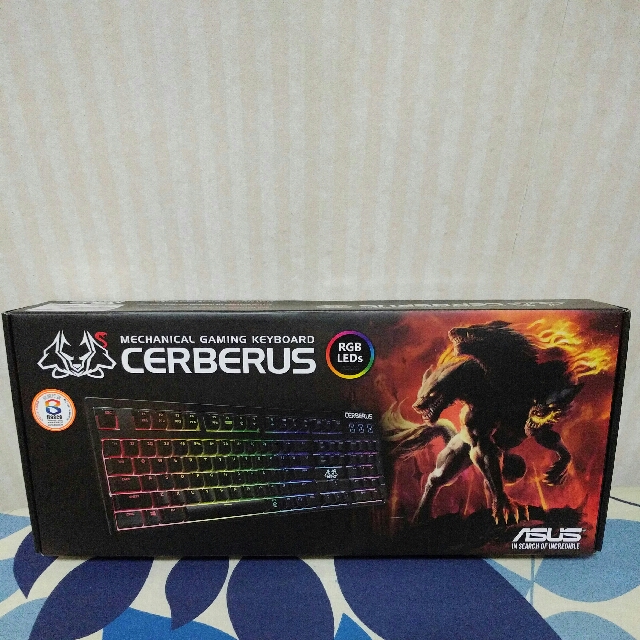 ASUS Cerberus Mech RGB 防水青軸鍵盤(全新,不議價), 電腦＆科技, 手提電腦 - Carousell