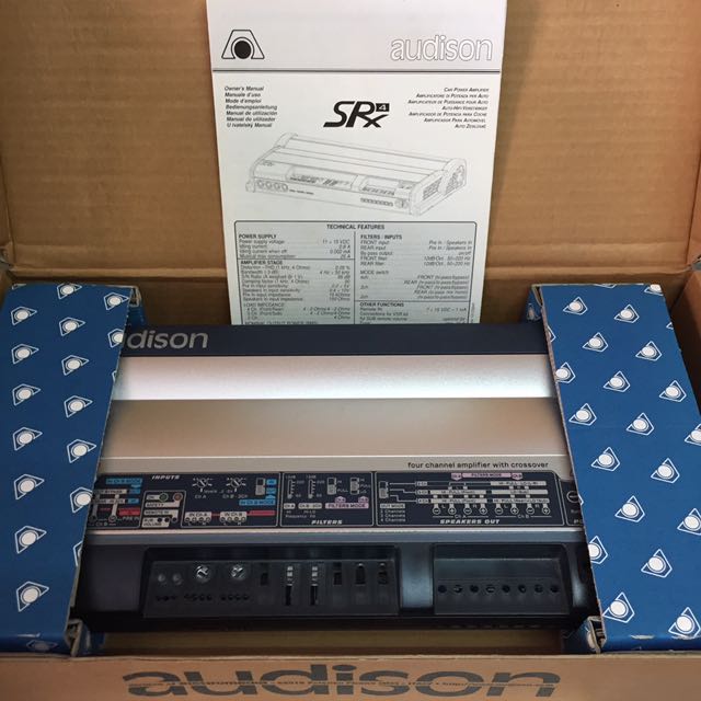 Audison SRx 4 channel amplifier, Car Accessories on Carousell