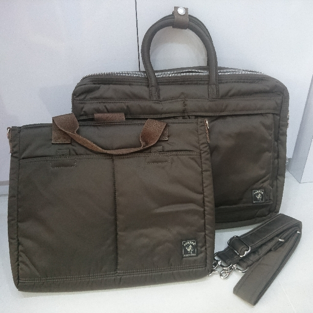 NEW Porter International brief case & laptop bag set, Men's Fashion ...