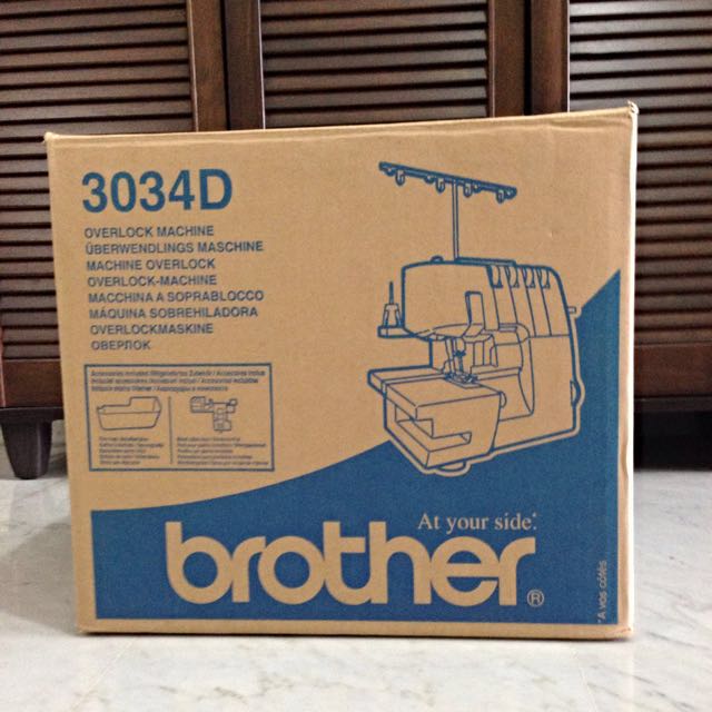 Brother Overlock Machine 3034D, Hobbies & Toys, Stationery & Craft ...