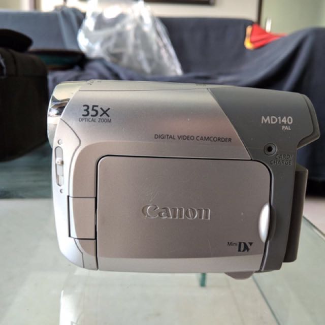 Canon MD140 - mini DV Digital Camcorder, Photography, Cameras on Carousell