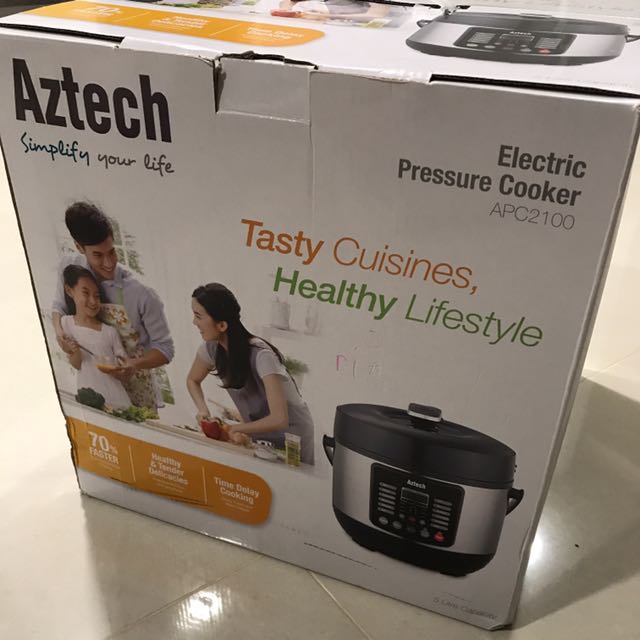 Electric pressure cooker APC2100, TV & Home Appliances, Kitchen ...