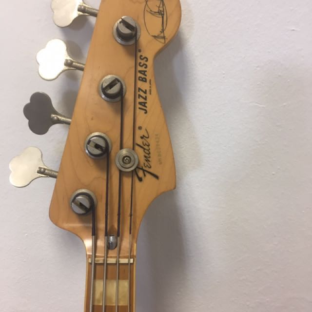 Fender Jazz Bass Marcus Miller, Hobbies & Toys, Music & Media, Musical ...