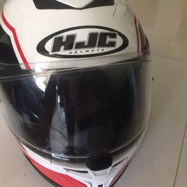 HJC full face helmet, Motorcycles, Motorcycle Apparel on Carousell