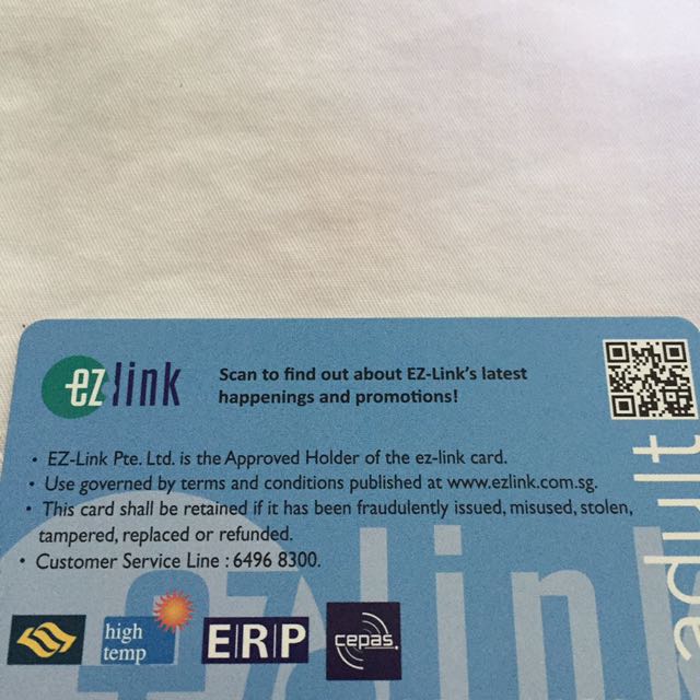 LTA Walk Cycle Ride limited edition Ez Link Card - CEPAS / ERP / MRT ...
