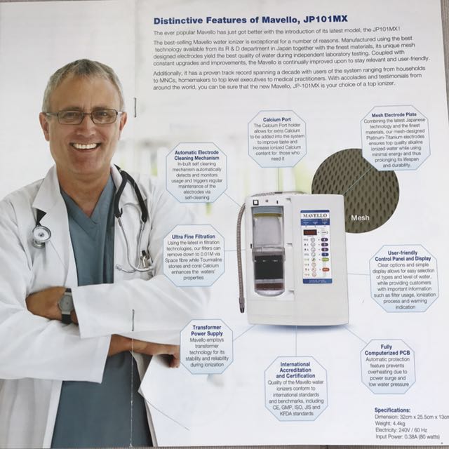 Mavello JP 101 MX Alkali Water Filtration System, TV & Home Appliances ...