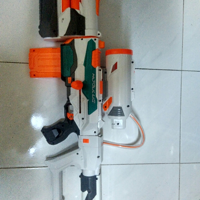 Modded 7kg Spring Tri Strike Nerf, Hobbies & Toys, Toys & Games on ...