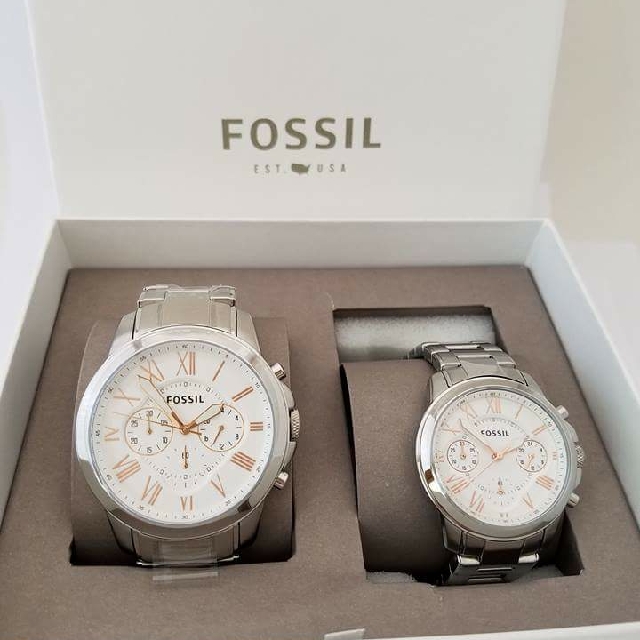 Original FOSSIL Couple Watch, Luxury, Watches on Carousell