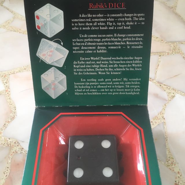 Rubik's Dice, Hobbies & Toys, Toys & Games on Carousell