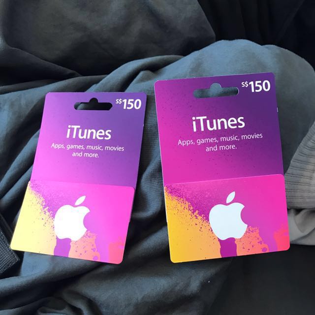$150 ITunes gift card, Tickets & Vouchers, Vouchers on Carousell