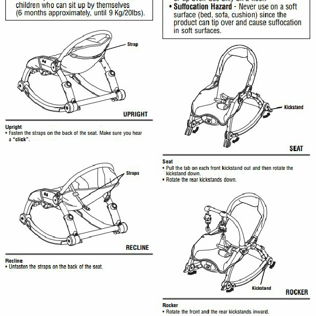 Fisher-Price Multifunctional Vibrating Rocker, Babies & Kids, Babies ...