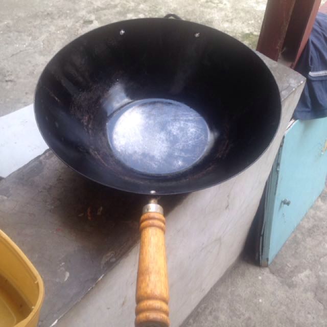 frying pan wok pan kawali cooking pan, TV & Home Appliances, Kitchen ...