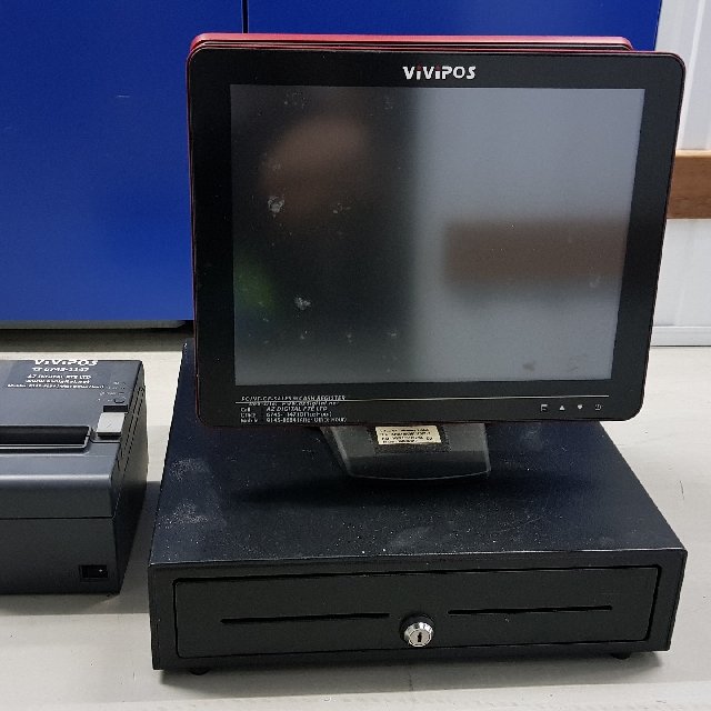 Full set POS Machine with dual screen and till machine, Computers ...