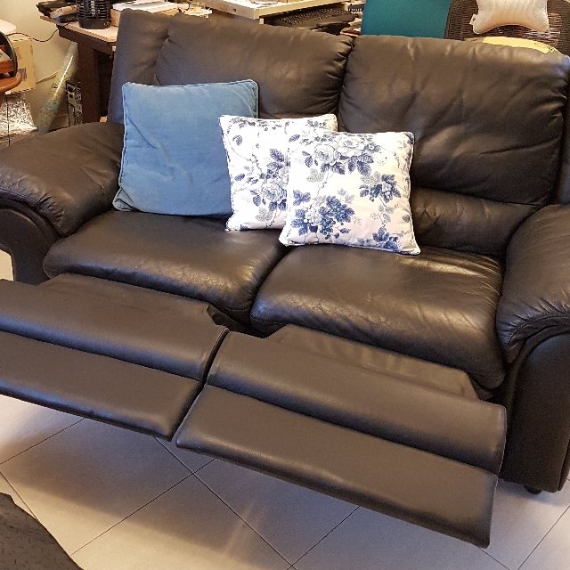 HTL 2-seater Reclining Sofa, Furniture & Home Living, Furniture, Sofas ...