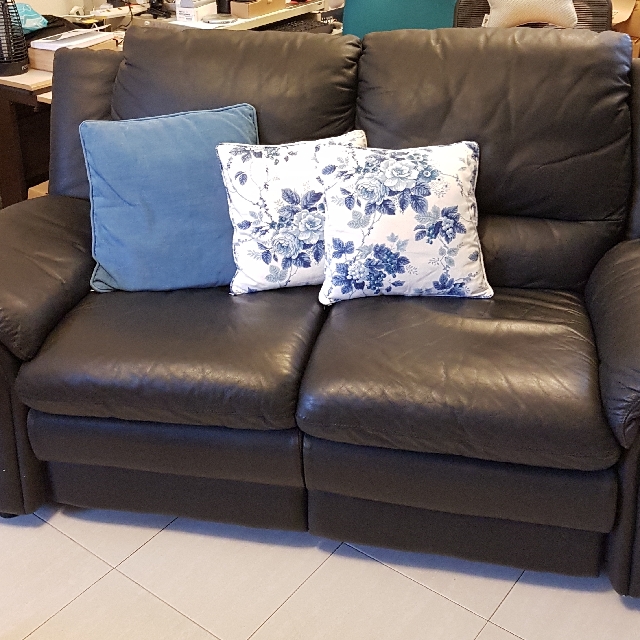 HTL 2-seater Reclining Sofa, Furniture & Home Living, Furniture, Sofas ...