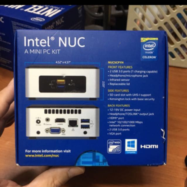 Intel NUC NUC5CPYH mini pc HT kits, Computers & Tech, Parts ...