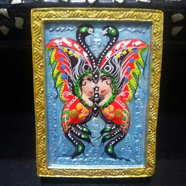 Kruba Krissana Butterfly Amulet With Kruba Signature, Hobbies & Toys ...