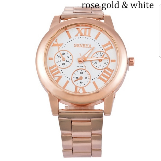 Geneva Stainless Steel Analog Ladies Watch, Luxury, Watches on Carousell
