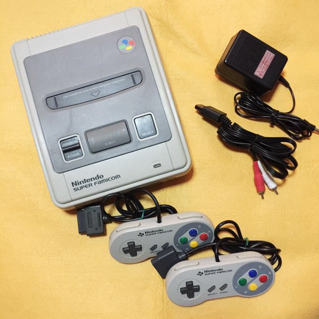 Nintendo Super Famicom (SFC) Console Bundle, Video Gaming, Video Games ...