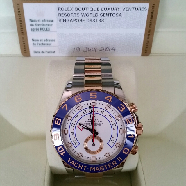 rolex YM2 Rose Gold, Luxury, Watches on Carousell