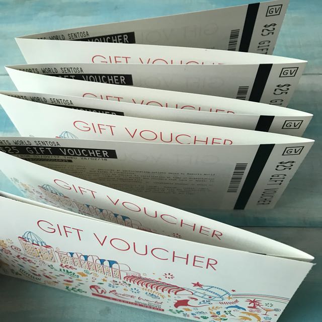 RWS Gift Voucher (20 Pieces Of $25 Voucher), Entertainment, Gift Cards ...