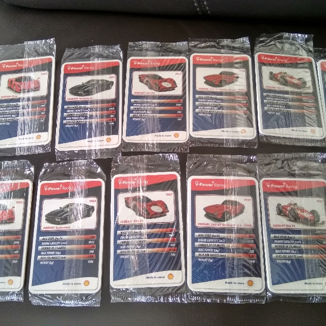 Shell Ferrari Collectible Cards, Looking For on Carousell