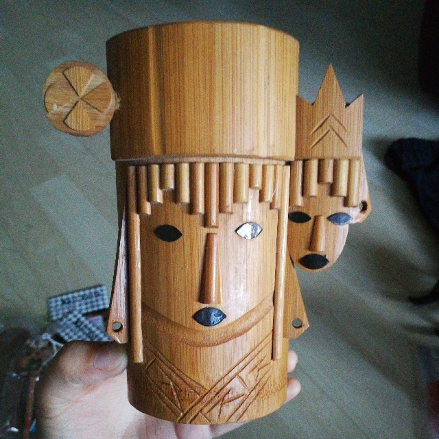 Tribal pen holder, Hobbies & Toys, Stationery & Craft, Stationery ...